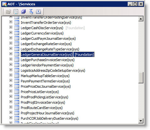 Populating missing service operations for AIF in Dynamics AX 2012 | Corbitech